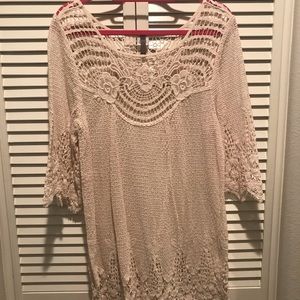 XCVI | Tops | Xcvi Crotchet Tunic | Poshmark